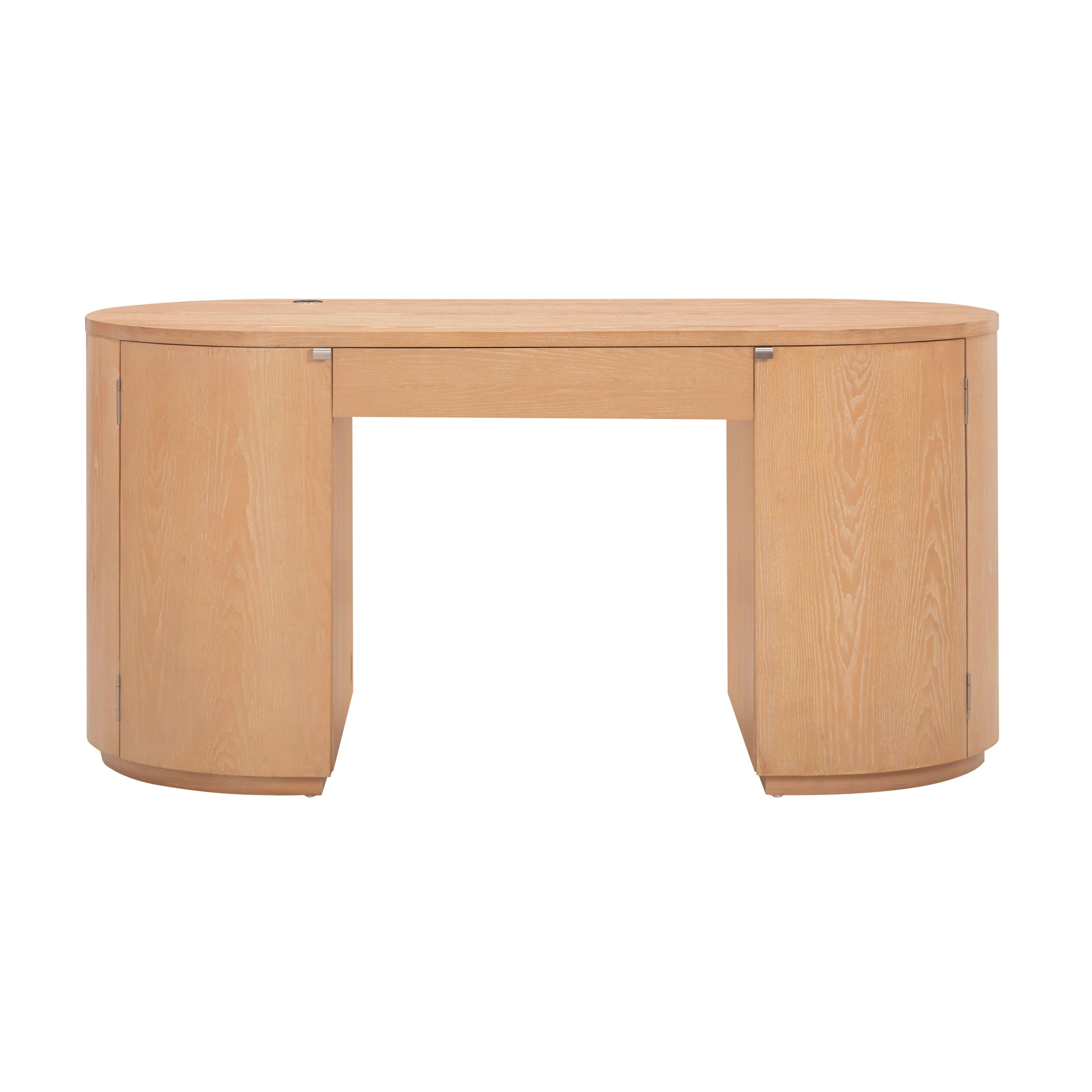 Marlow 64" Wood Executive Desk With Storage | TOV Furniture