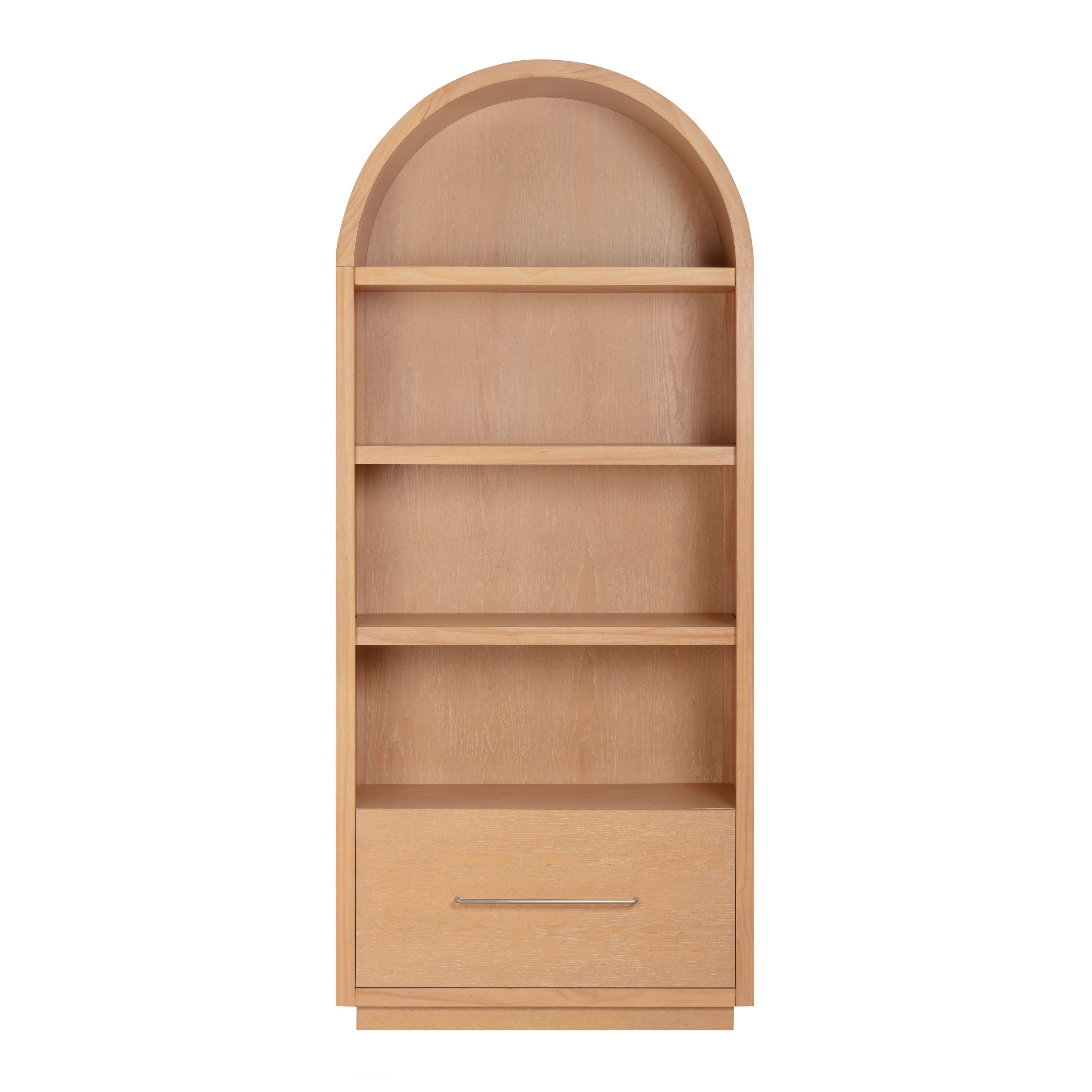 Marlow Wood Bookcase With File Drawer | TOV Furniture