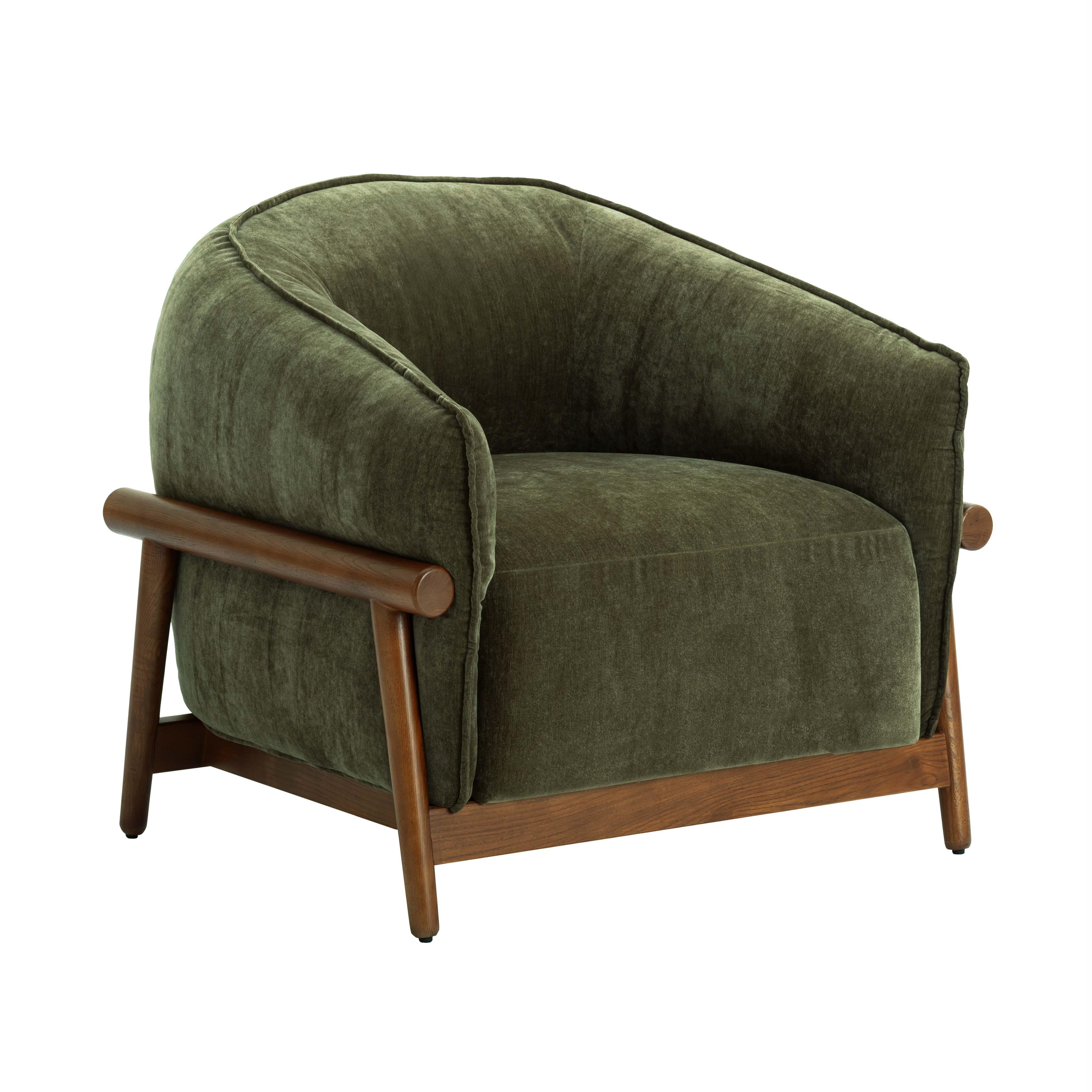 Piedmont Upcycled Contract-Grade Chenille Accent Chair | TOV Furniture