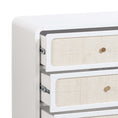 Patty 62" Rattan 6 Drawer Dresser | TOV Furniture