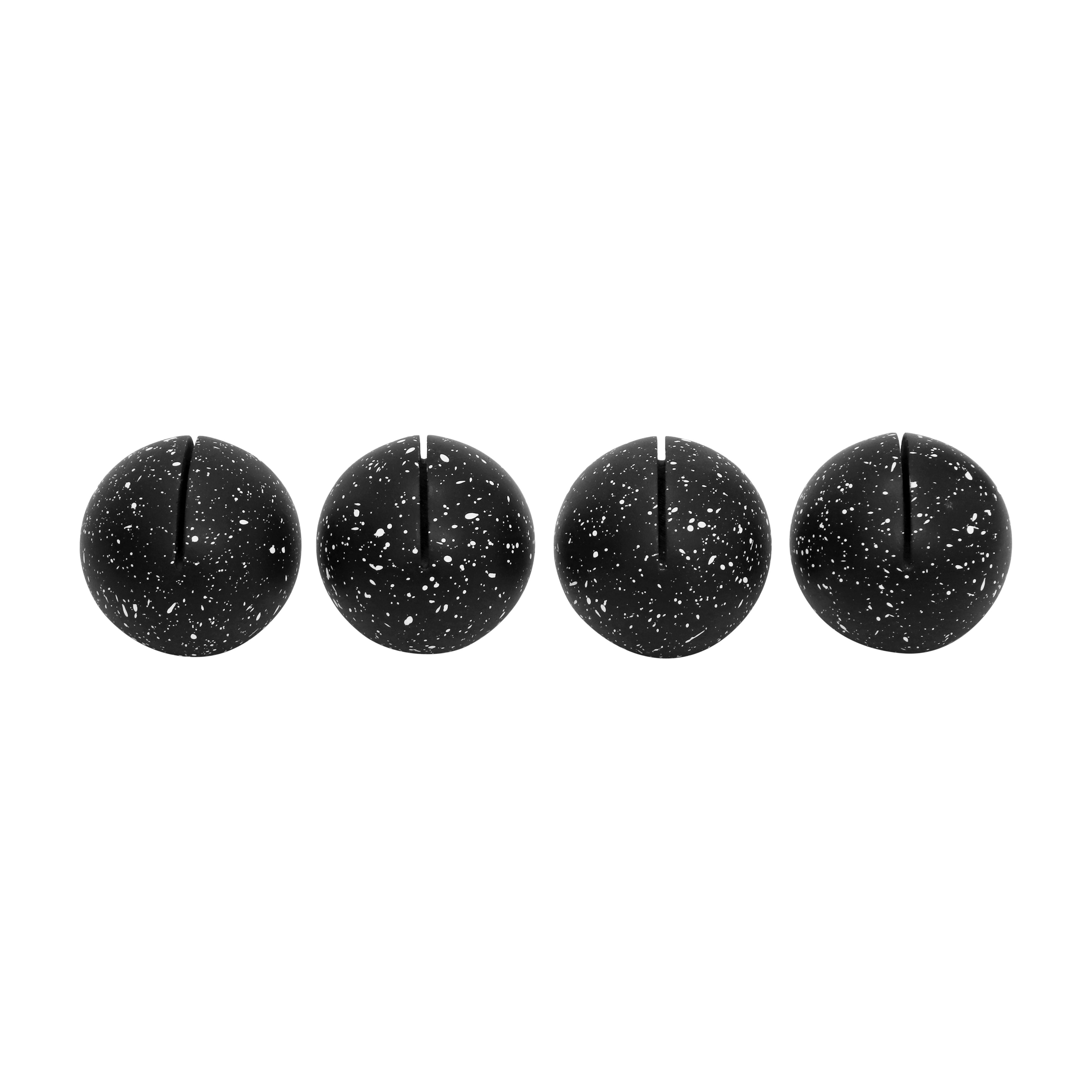 Gabby Speckled Round Card Holder - Set of 4 | TOV Furniture