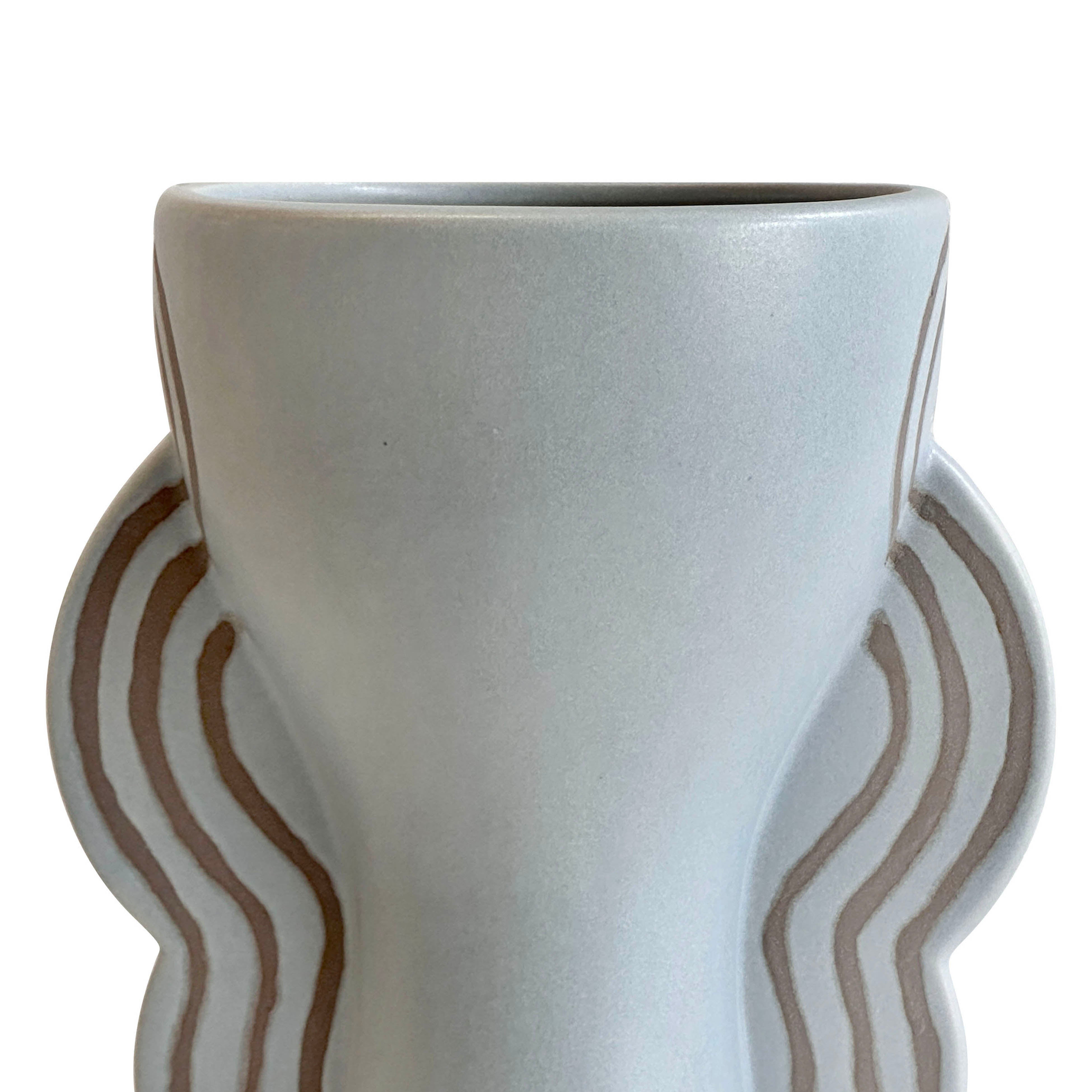 Ceramic Line Art Goblet Vase | TOV Furniture