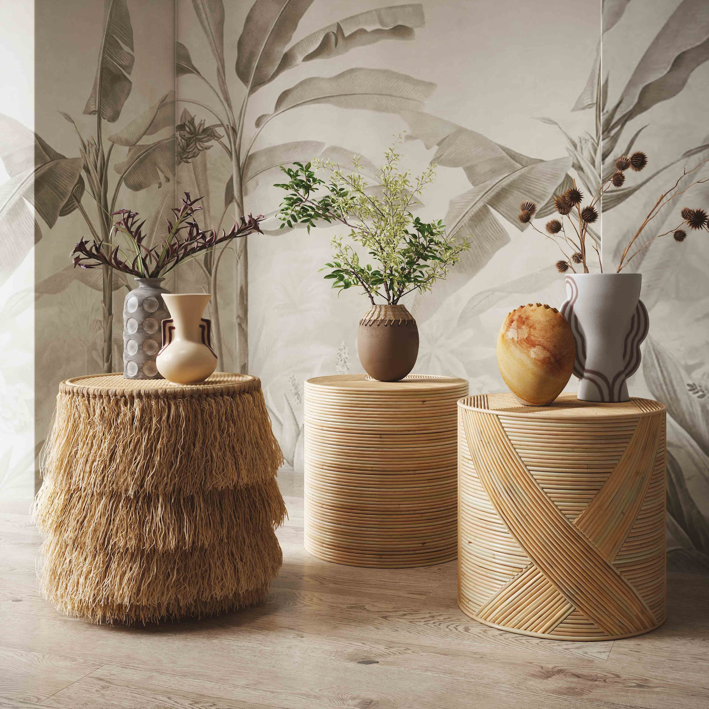 Ceramic Line Art Goblet Vase | TOV Furniture