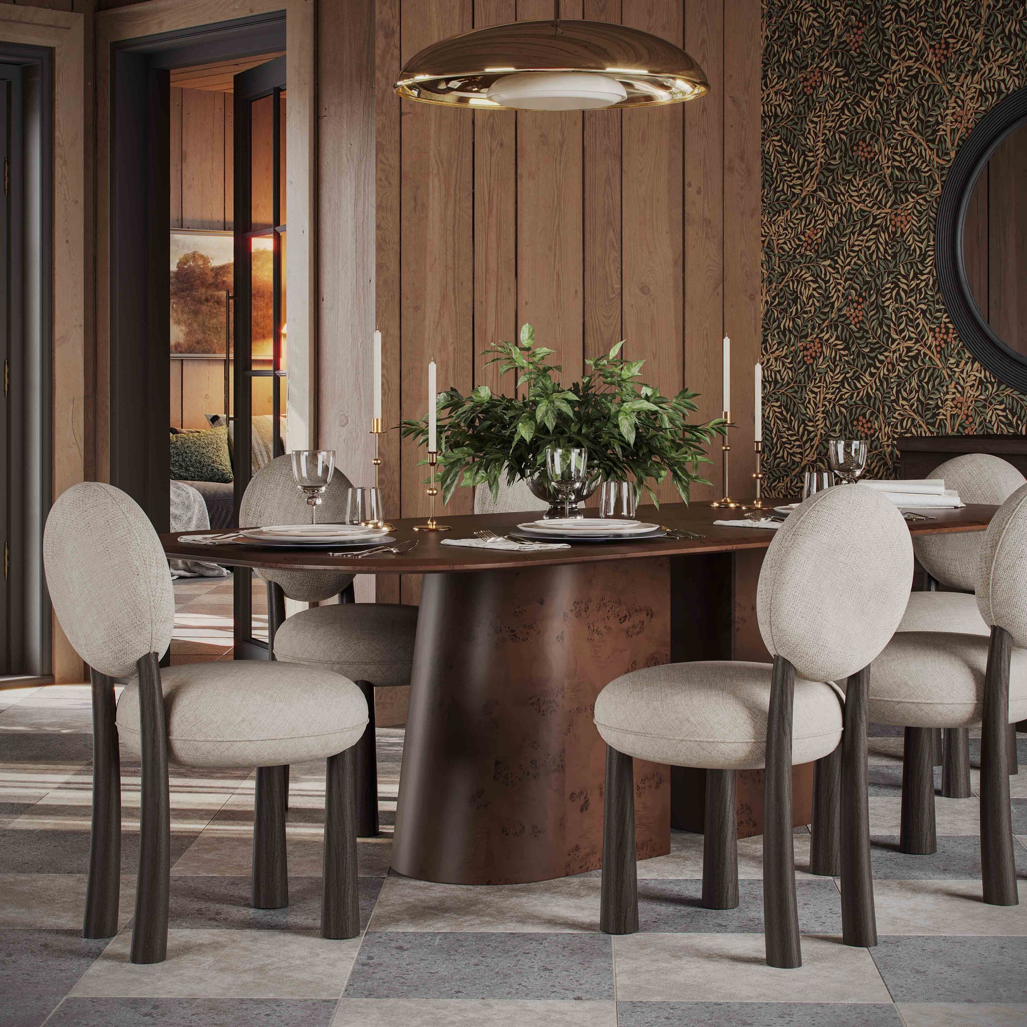 Sulley Cream Performance Chenille Dining Chair – TOV Furniture