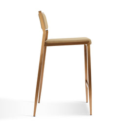 Gale Tan Basketweave Stackable Stool - Set of 2 | TOV Furniture