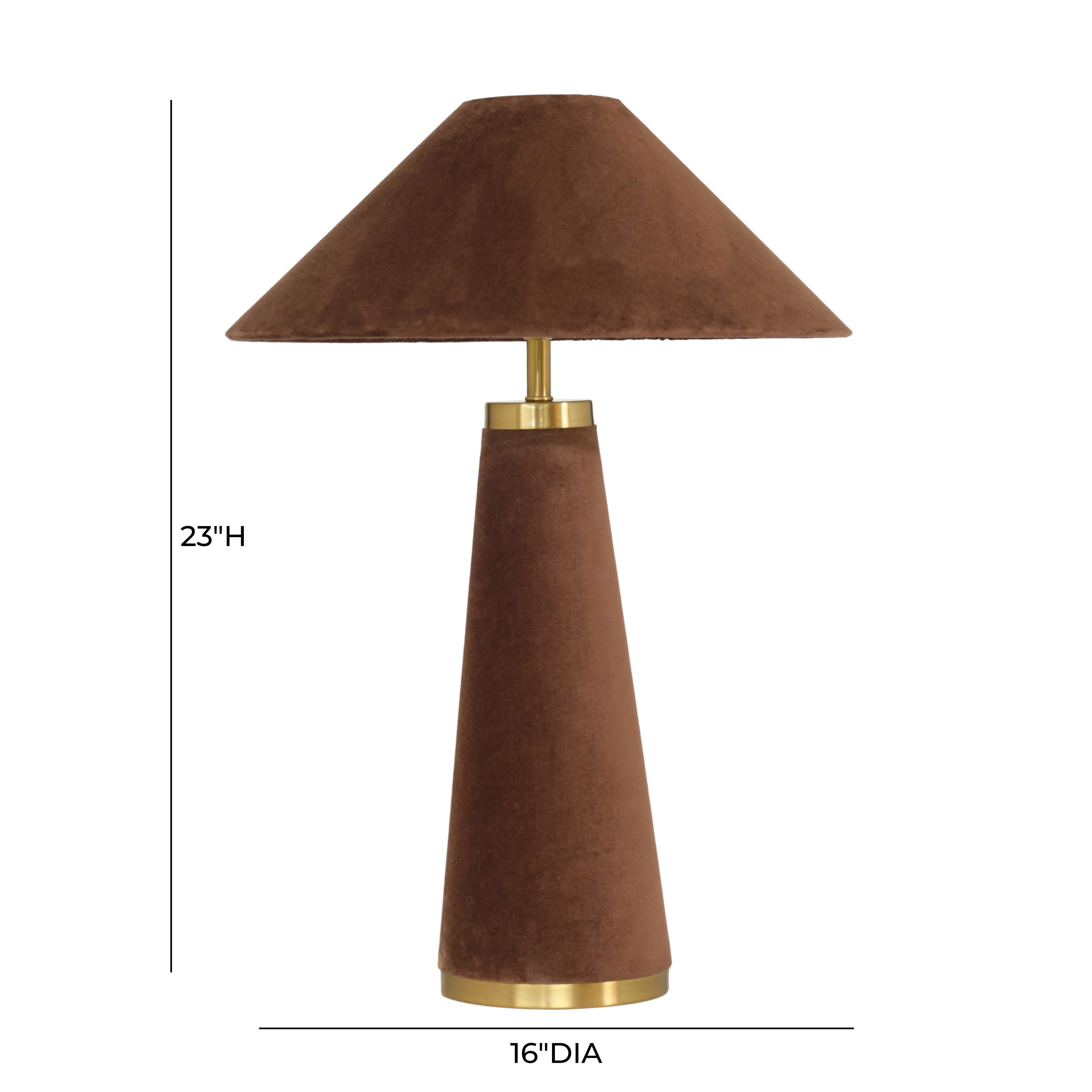 Graham Velvet Table Lamp – TOV Furniture