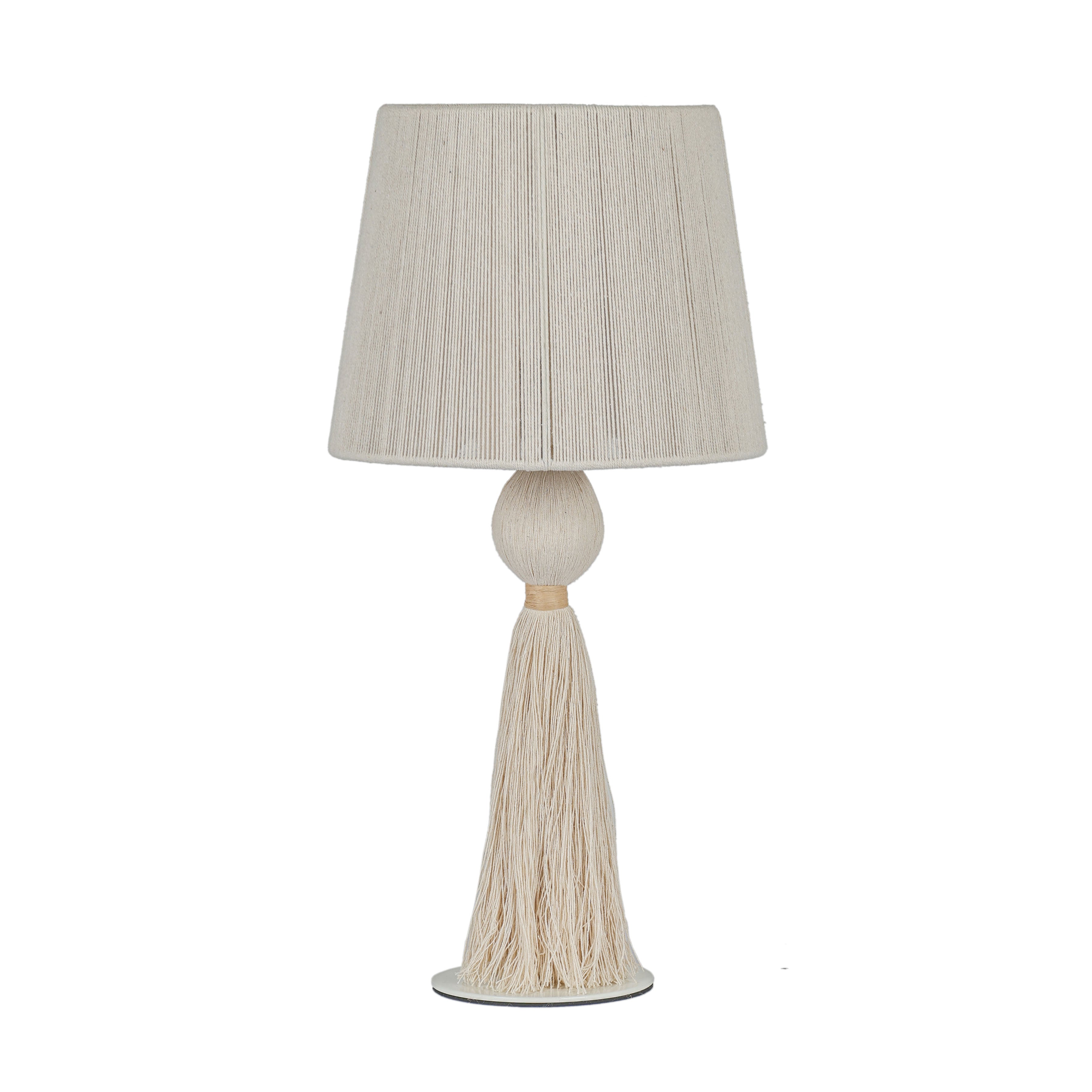 Samba White Cotton Table Lamp | TOV Furniture