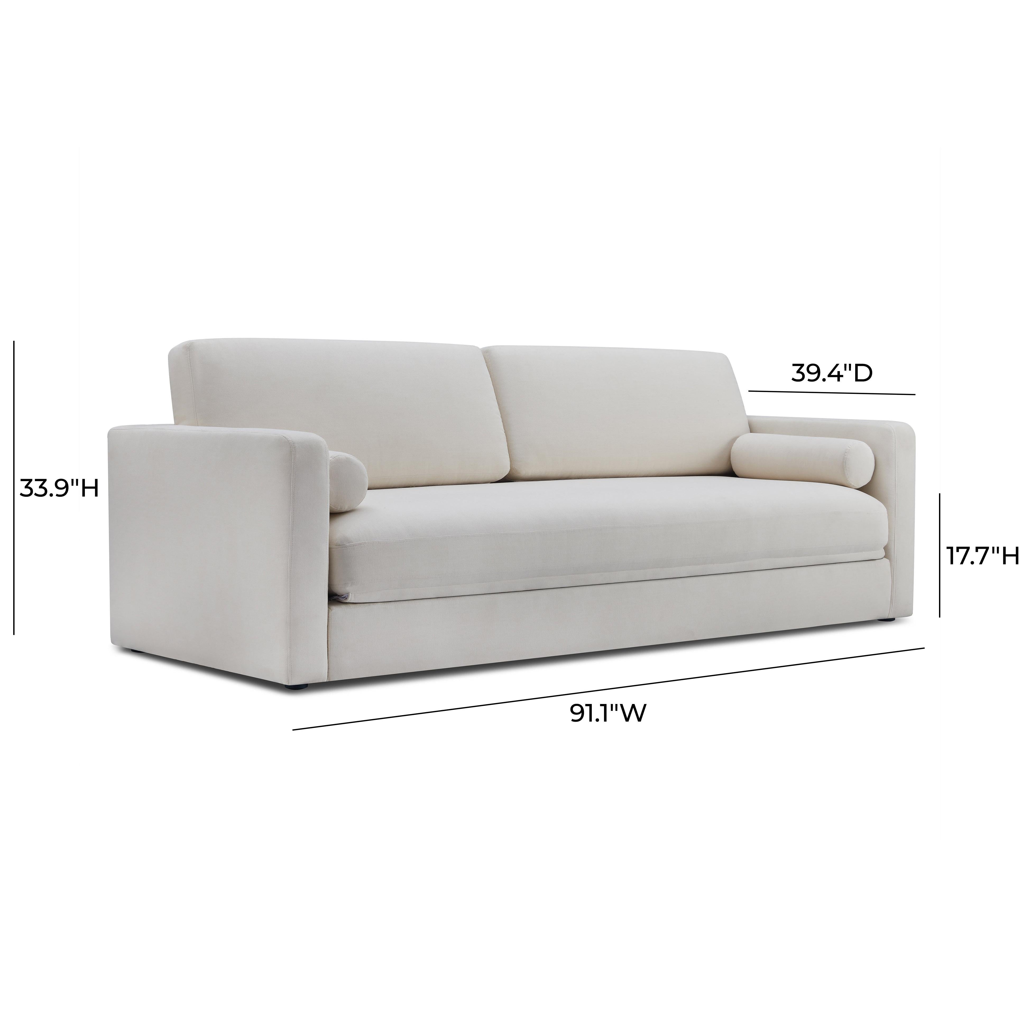 Cream pull out sofa bed store