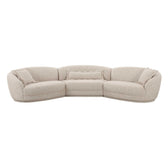 Marion 3-Piece Two-Tone Textured Performance Boucle Sectional | TOV ...