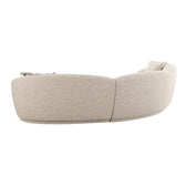 Marion 3-Piece Two-Tone Textured Performance Boucle Sectional | TOV ...