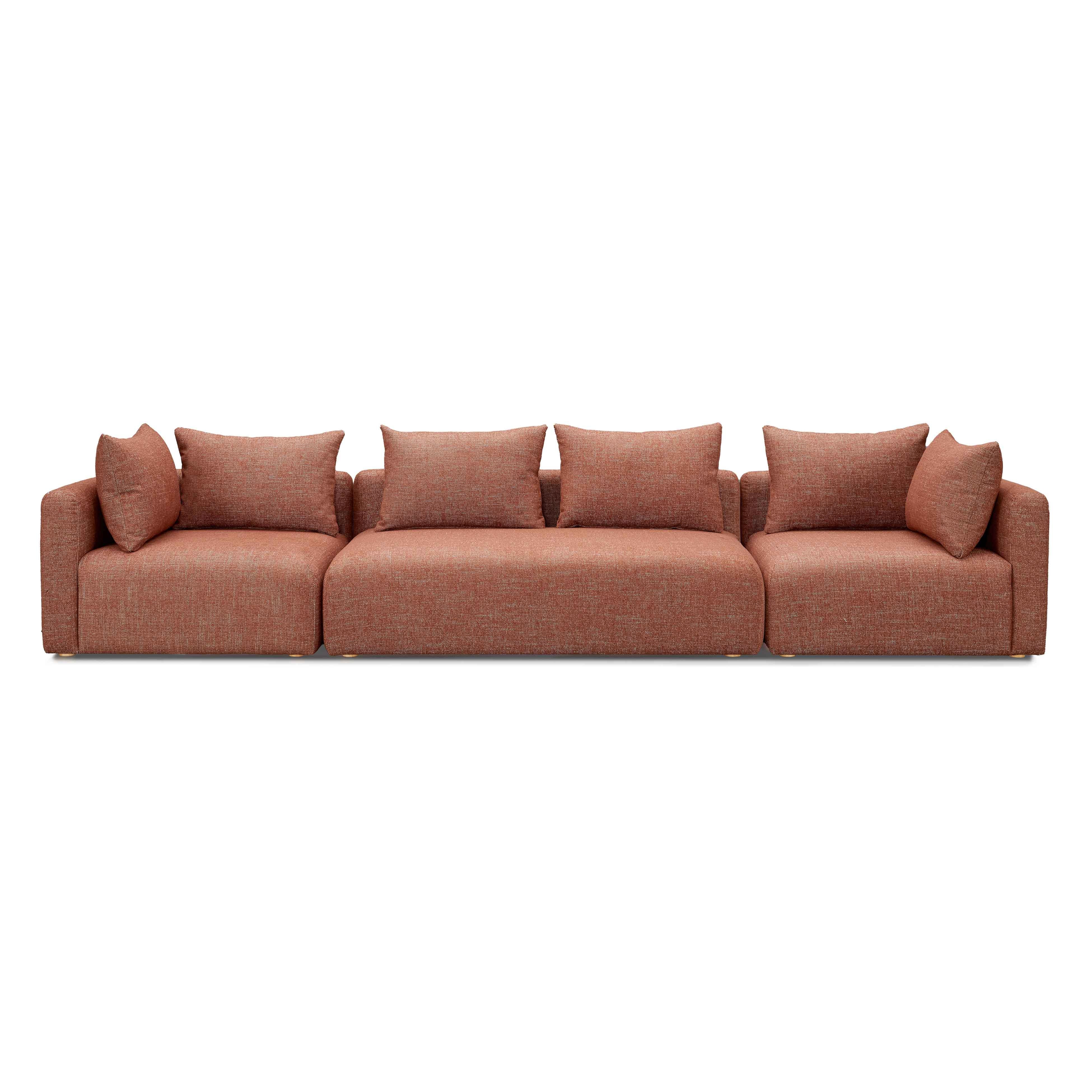 Hangover 145" Heavy Textured Fabric Long Sofa | TOV Furniture