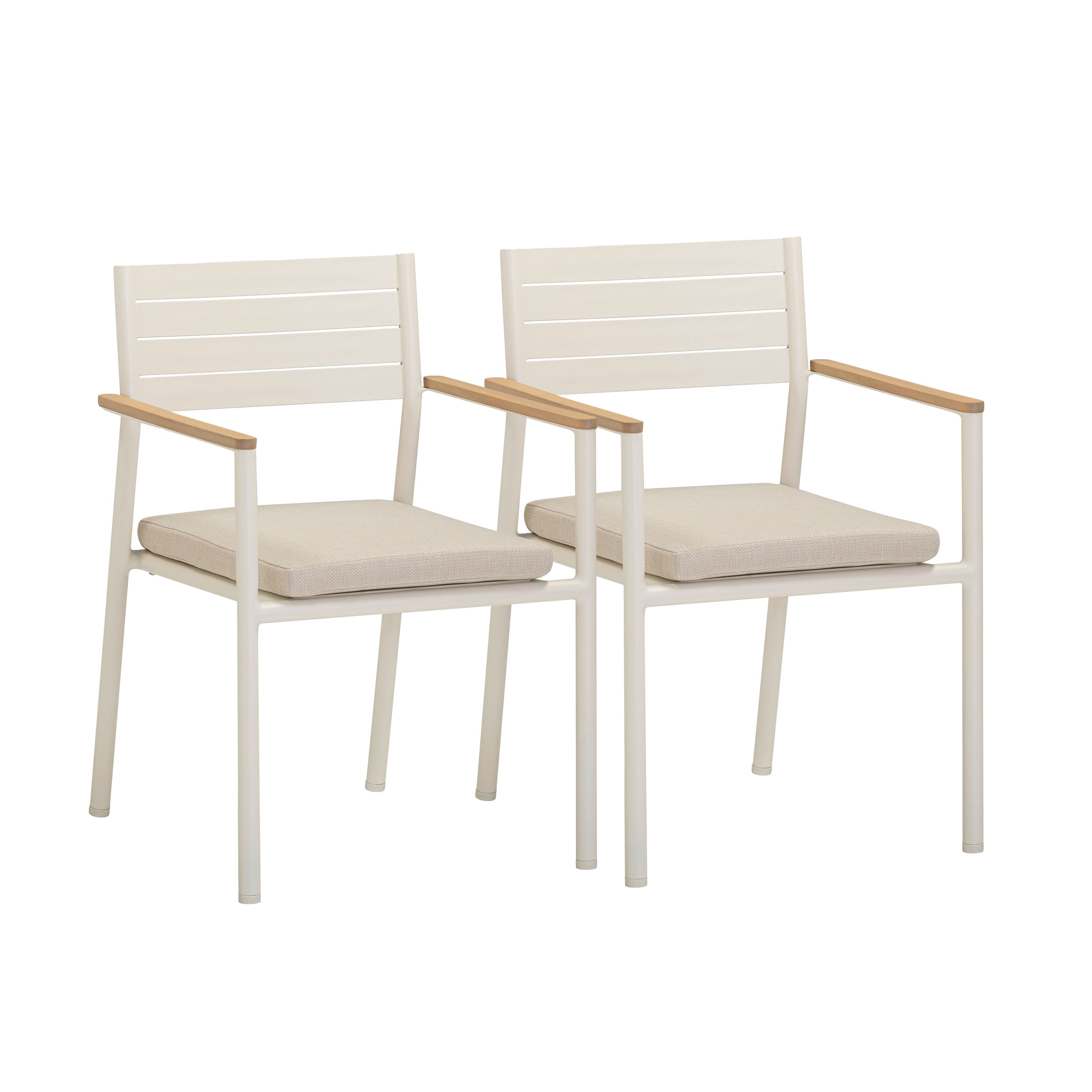 Sardinia Cream Outdoor Dining Chair - Set of 2 – TOV Furniture