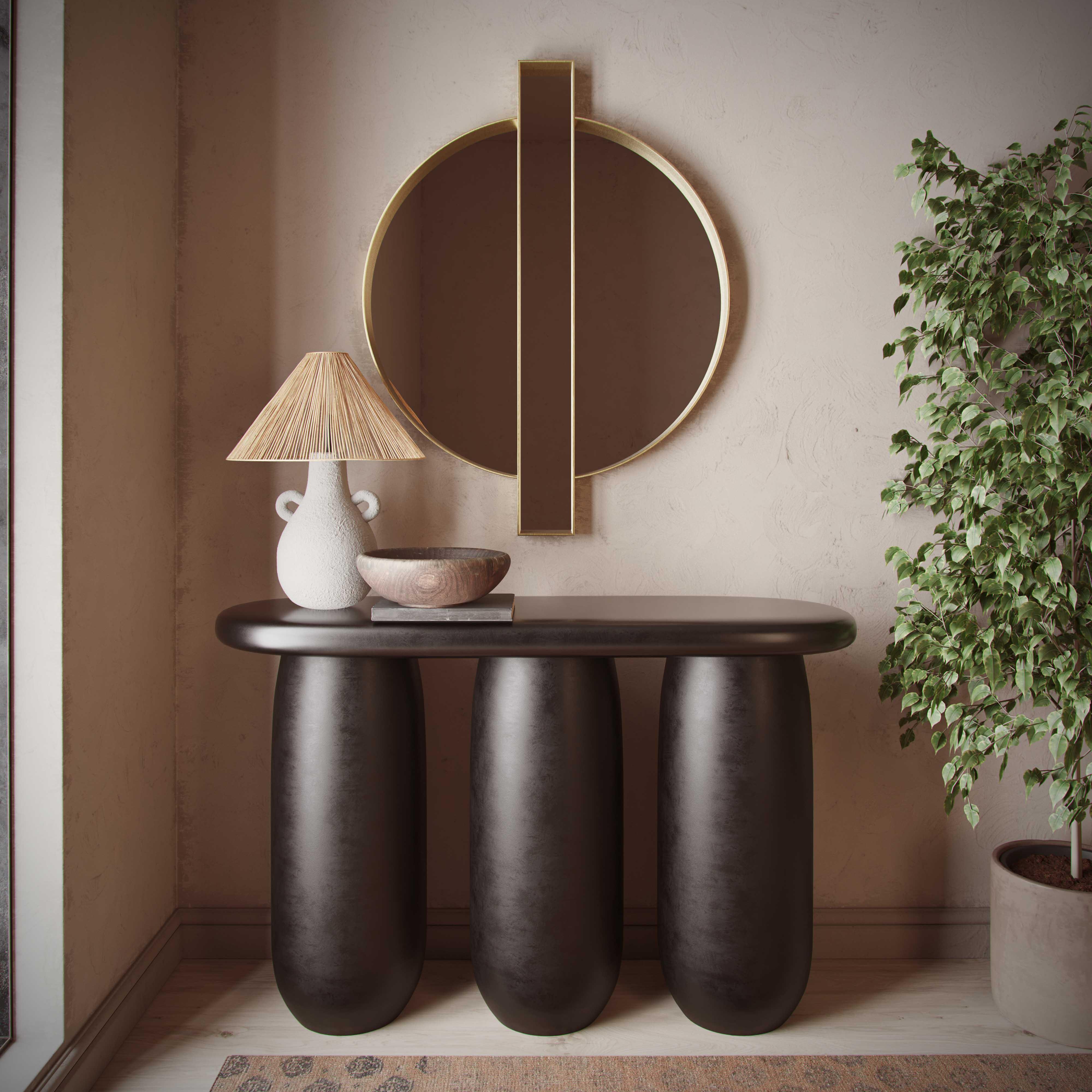 Rahul 49" Textured Console Table | TOV Furniture