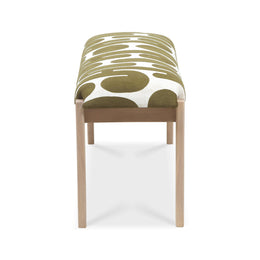 Arielle 48" Olive & White Embroidered Bench | TOV Furniture