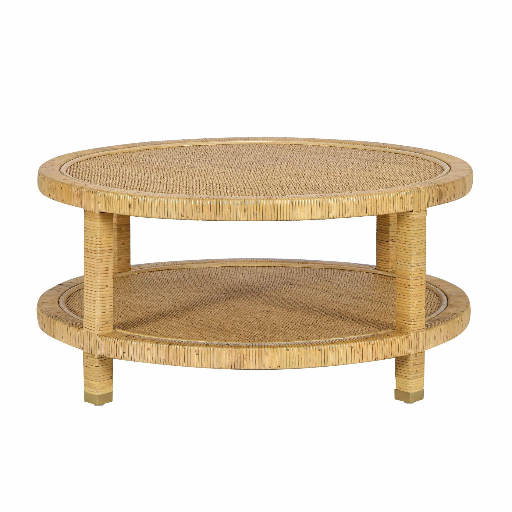 Amara Natural Rattan Coffee Table – TOV Furniture