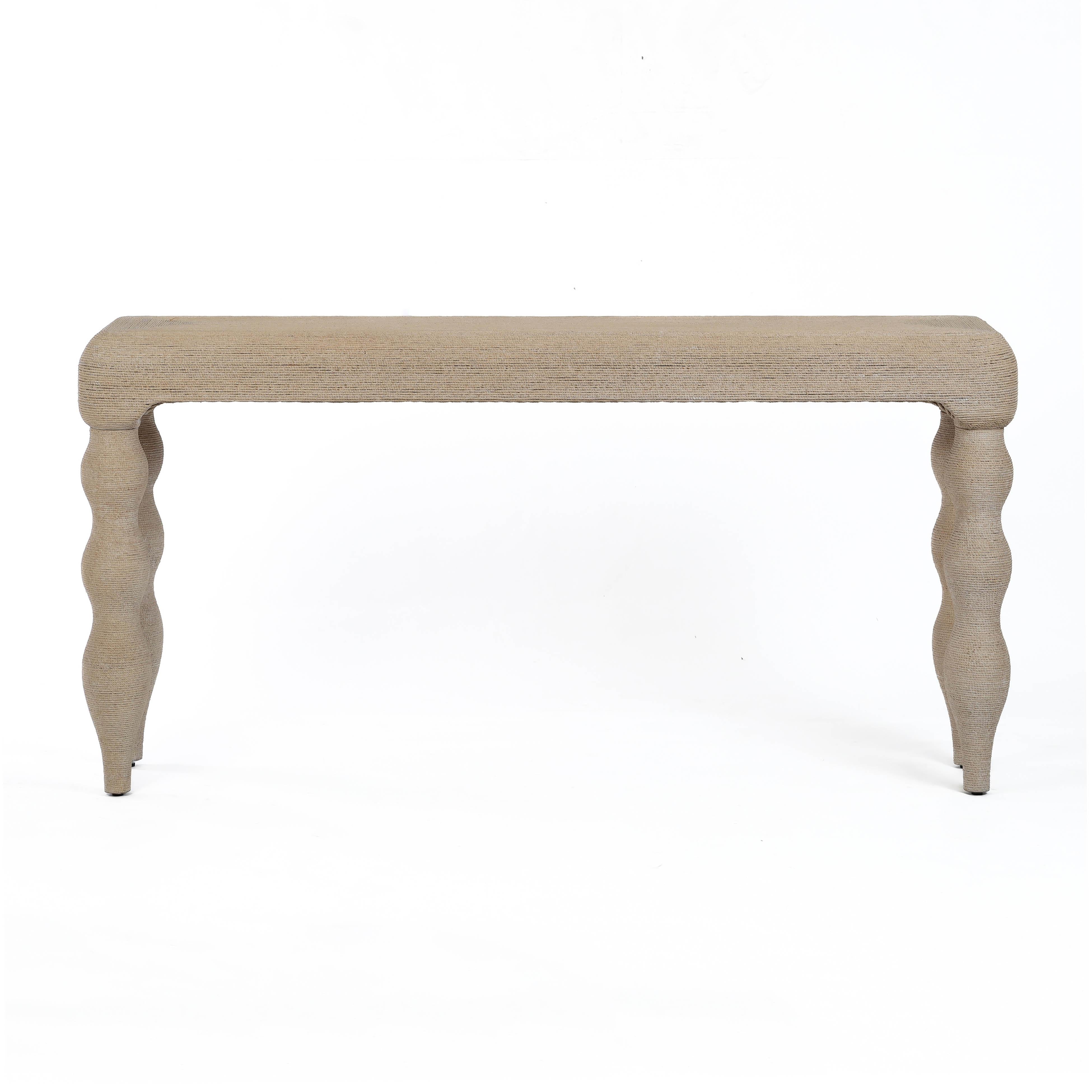 Vicky 68" Natural Woven Seagrass Console Table | TOV Furniture