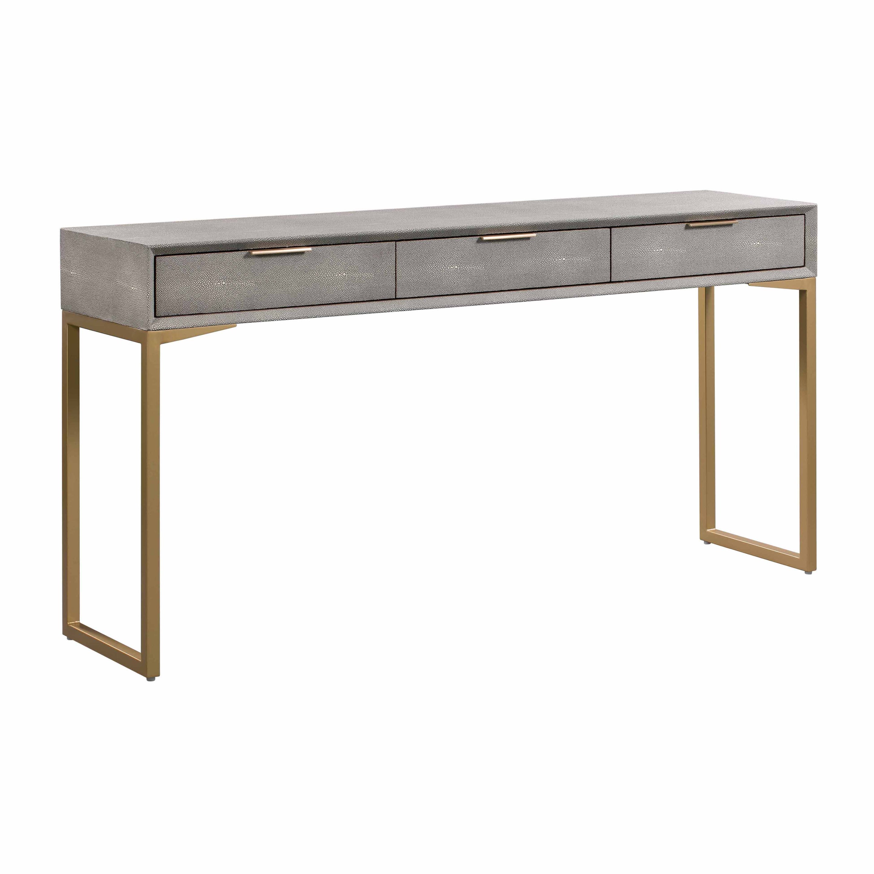 Pesce 59" Shagreen Console Table | TOV Furniture