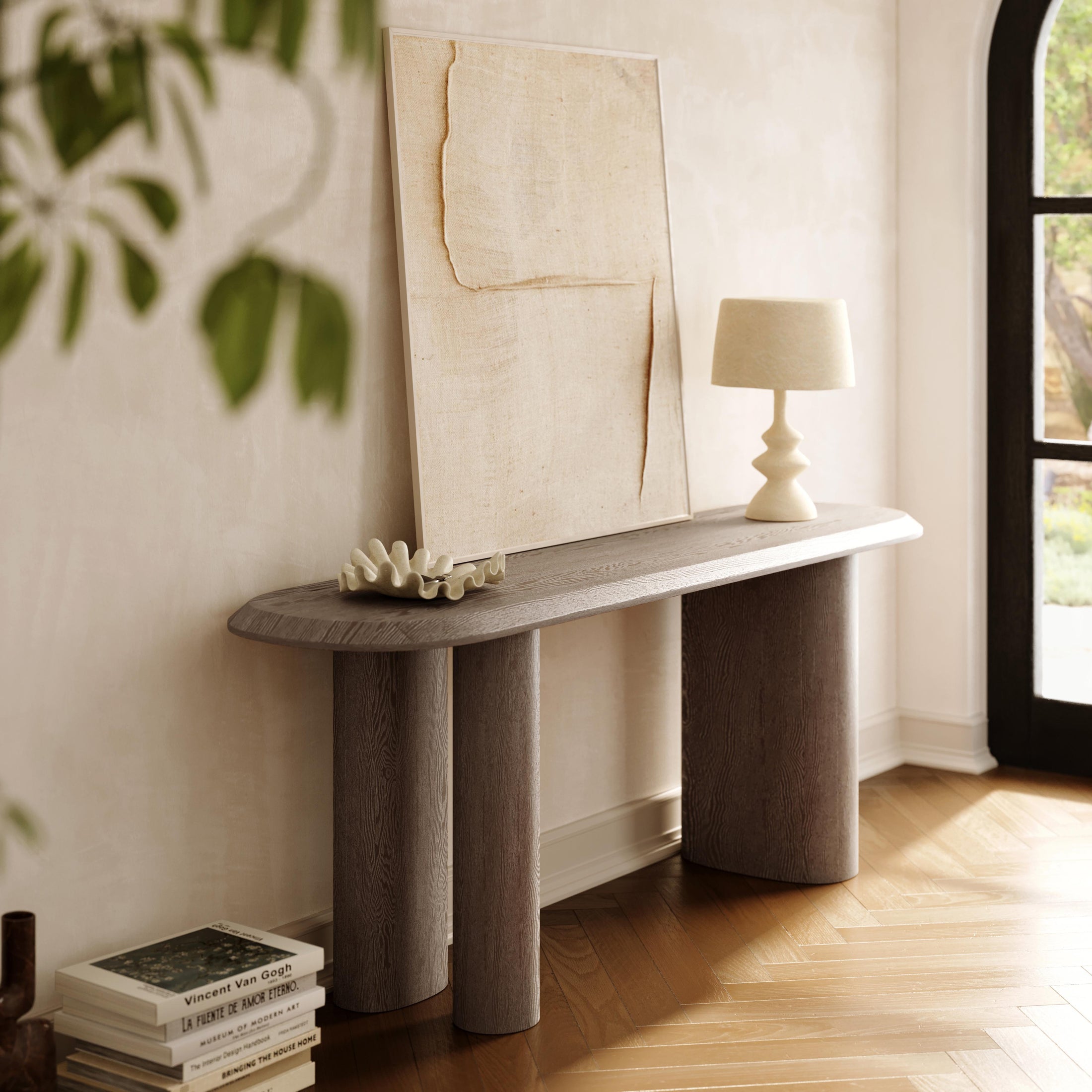 Rhema 71" Washed Ash Console Table – TOV Furniture