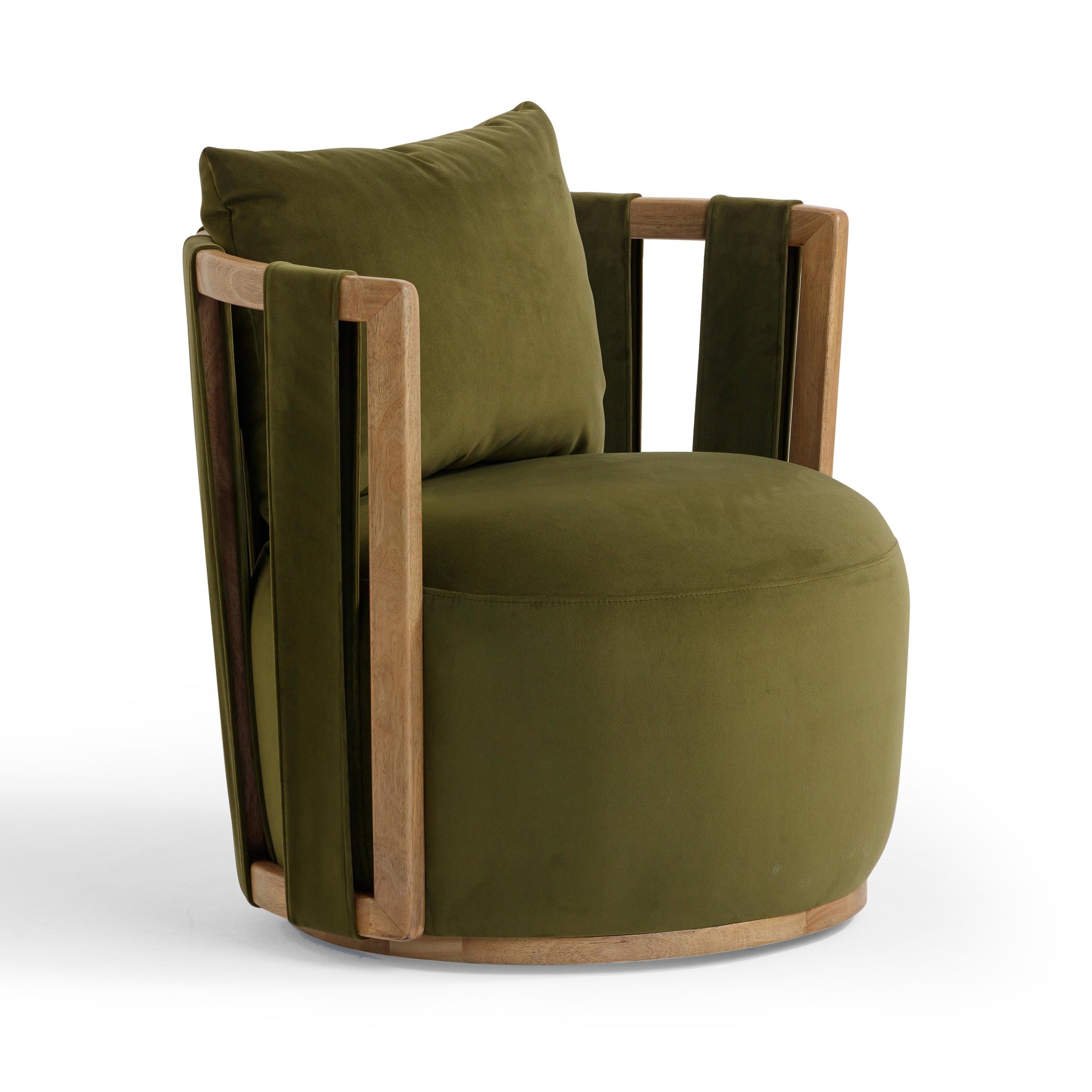 Paolo Upcycled Fabric Swivel Chair – TOV Furniture