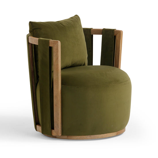 Paolo Upcycled Fabric Swivel Chair – TOV Furniture