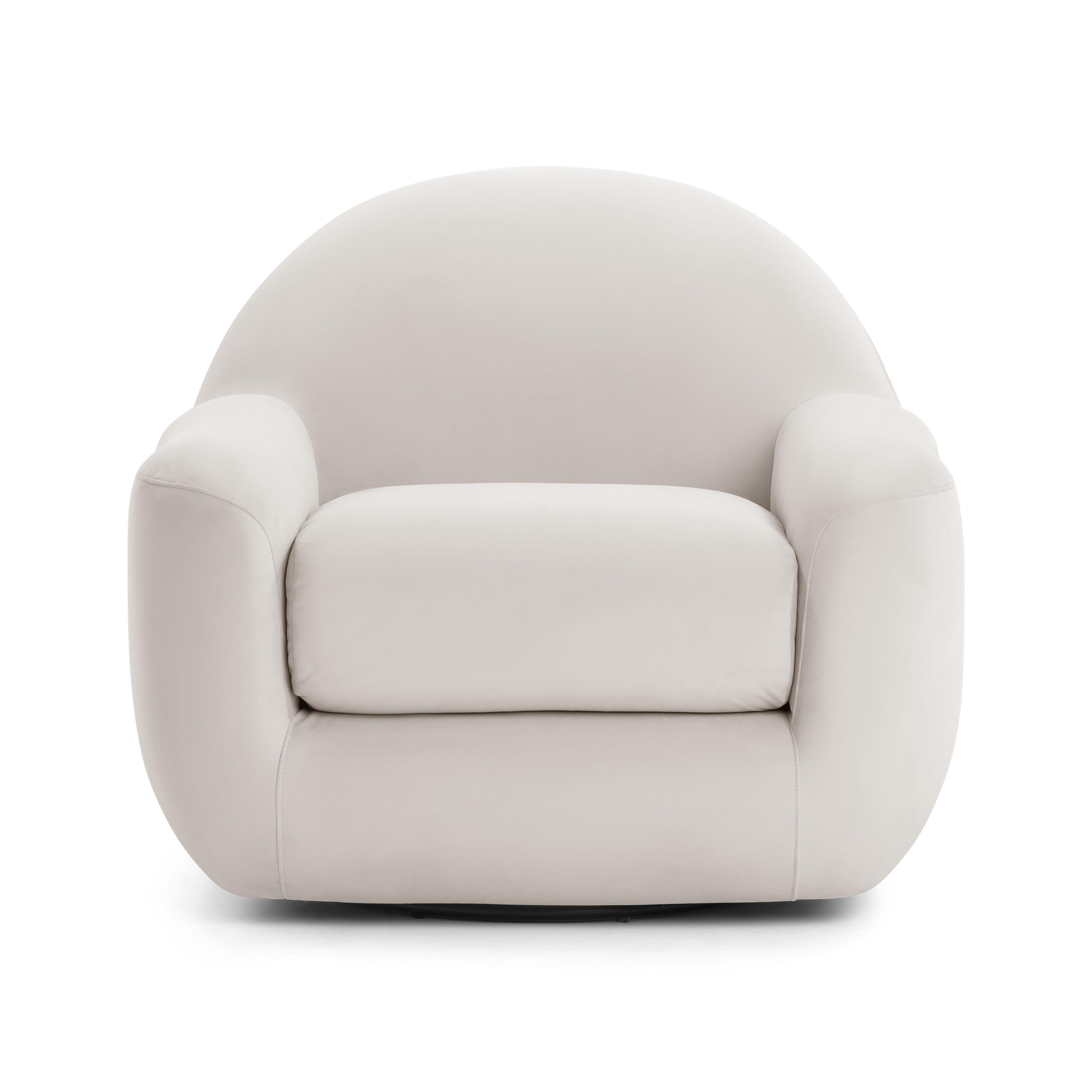 Tiago Velvet Swivel Chair | TOV Furniture