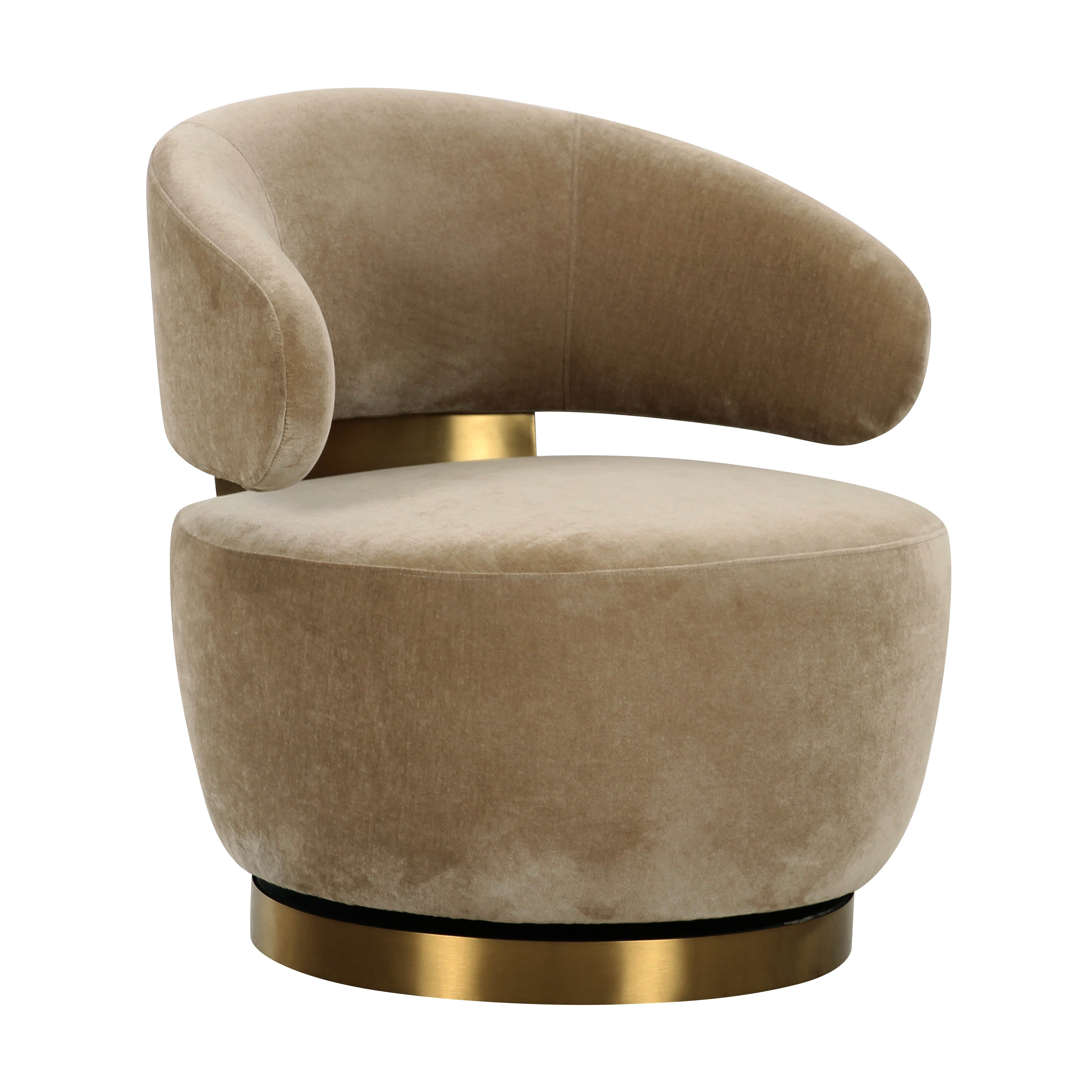 Austin Upcycled Swivel Chair TOV Furniture