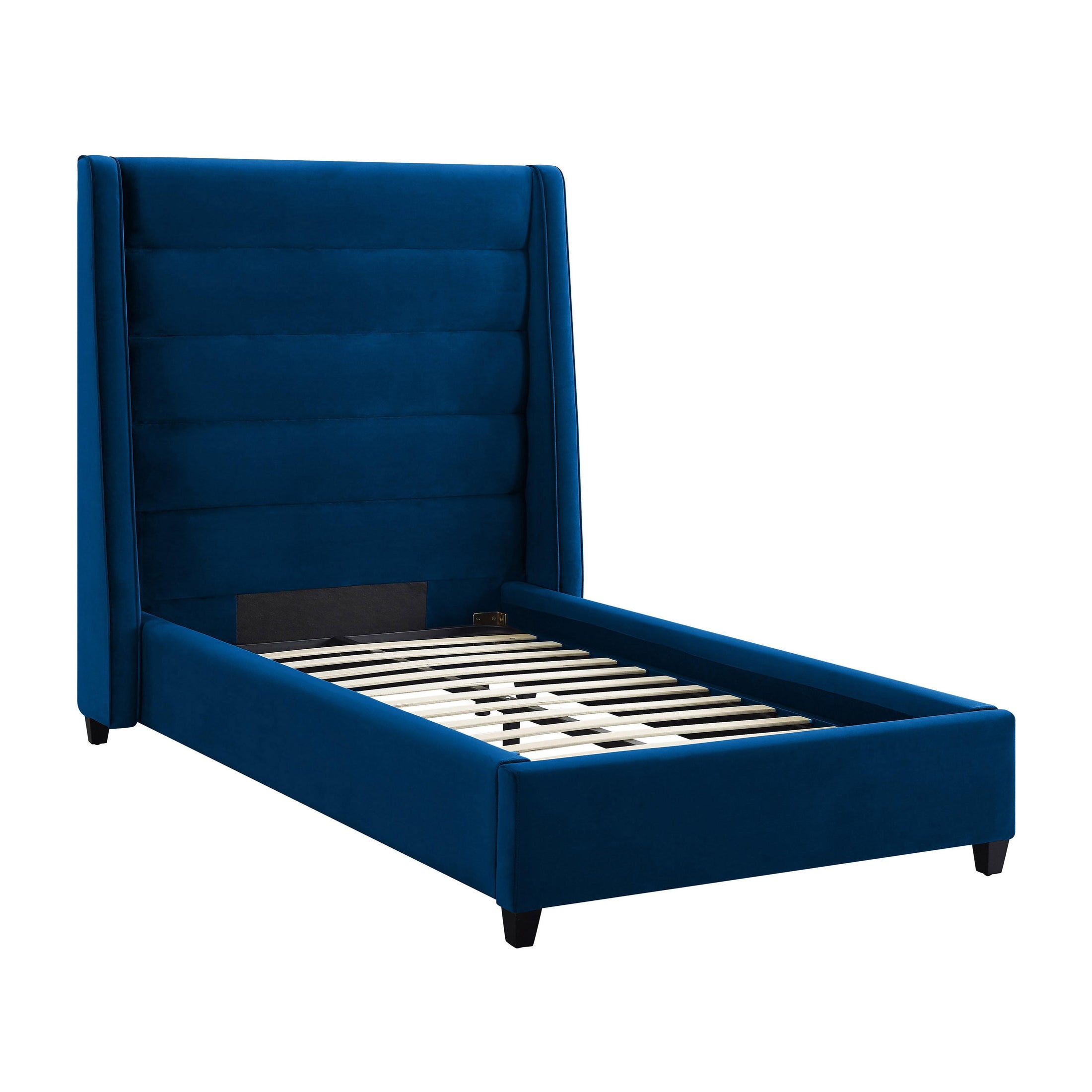 Koah Velvet Bed & Channel Tufted Frame | TOV Furniture