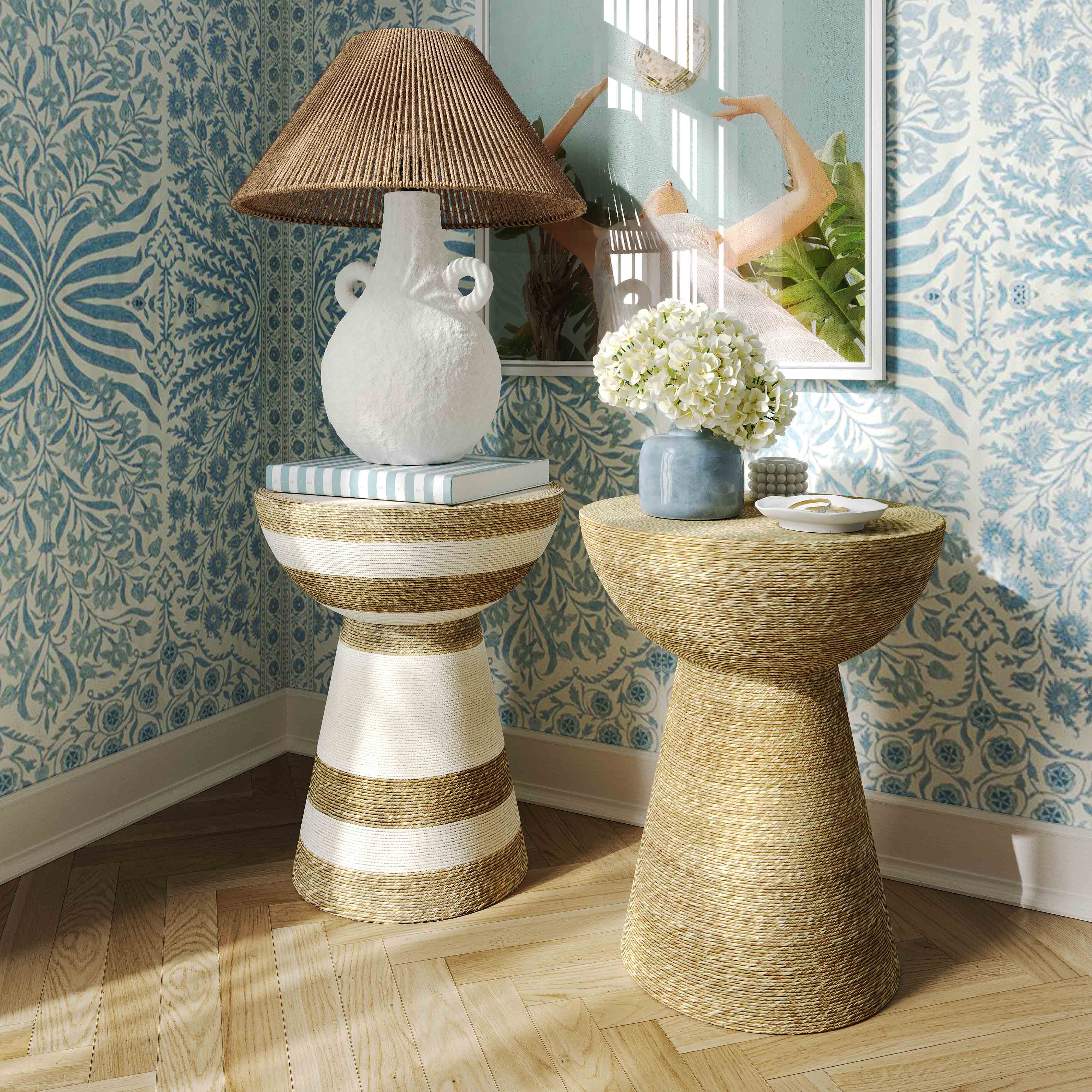 Wren Grass Side Table | TOV Furniture
